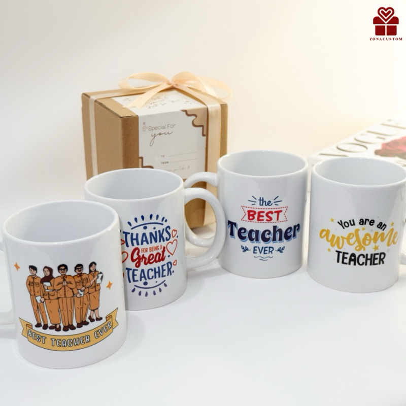 Jual ZONACUSTOM - Hampers Mug Hari Guru / Custom Gelas Mug / Souvenir ...