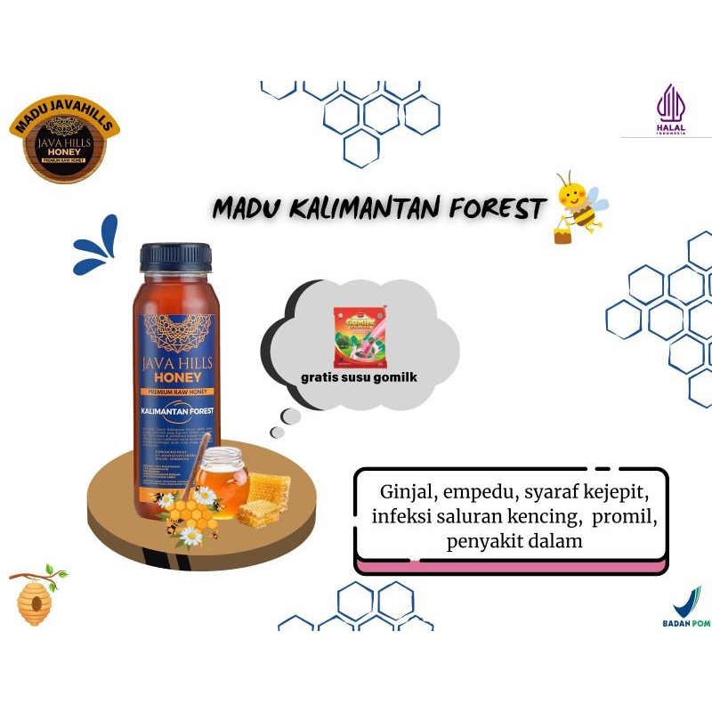 Jual MADU KALIMANTAN FOREST JAVAHILLS HONEY 330ml | Madu Murni 100% ...