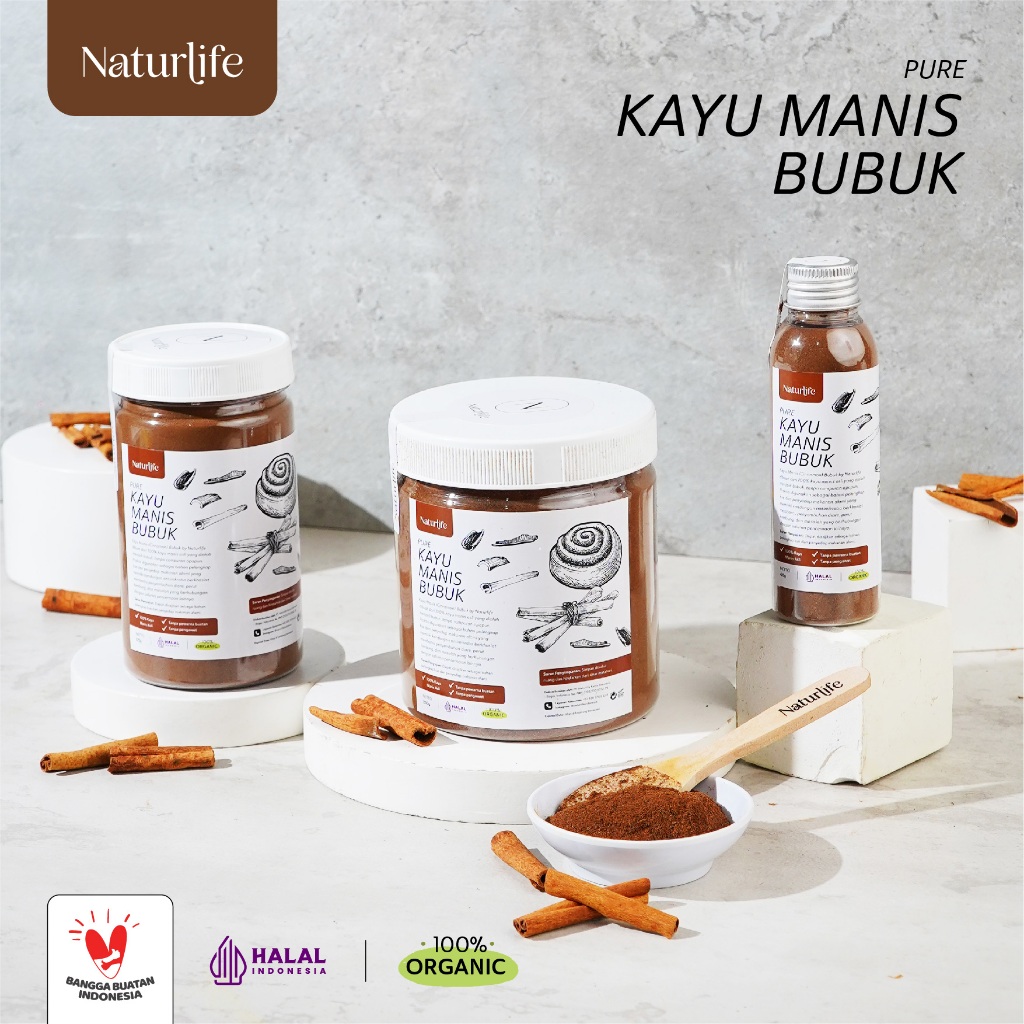 Jual KAYU MANIS BUBUK TANPA CAMPURAN ASLI 100% ORIGINAL 40G 125G 200G ...