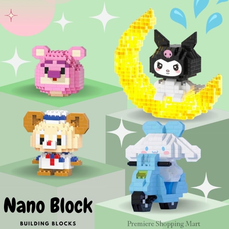 Jual PSM - DIY Nano Block Bricks Damo Egg Model Karakter Lucu Mainan ...