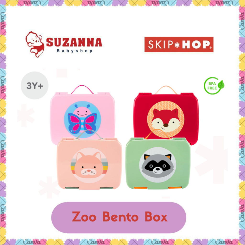 Jual Skip Hop Zoo / Spark Style Bento Box - Tempat Makan Anak | Shopee ...