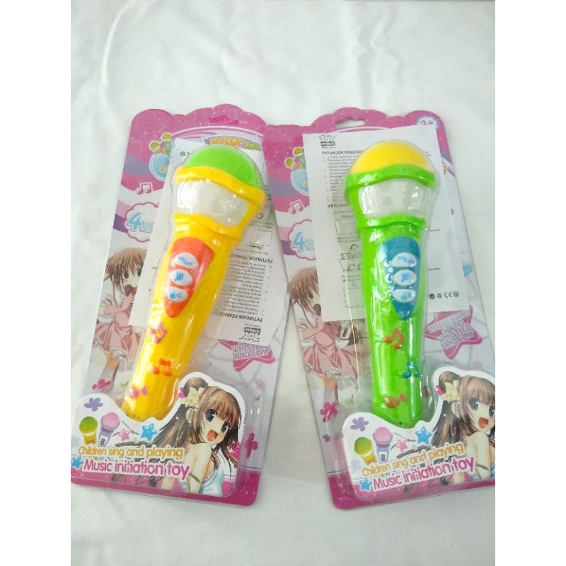 Jual mainan mic anak music show microphone | Shopee Indonesia