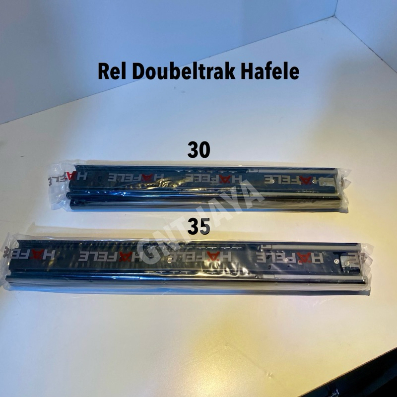 Jual 1 pasang set (2pcs) REL HAFELE DOUBLE TRACK SOFT CLOSE SLOW MOTION ...