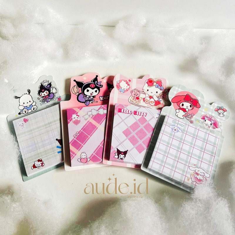 Jual AUDE - Sticky Notes Sanrio | Sticky Notes Karakter | Sticky Notes ...