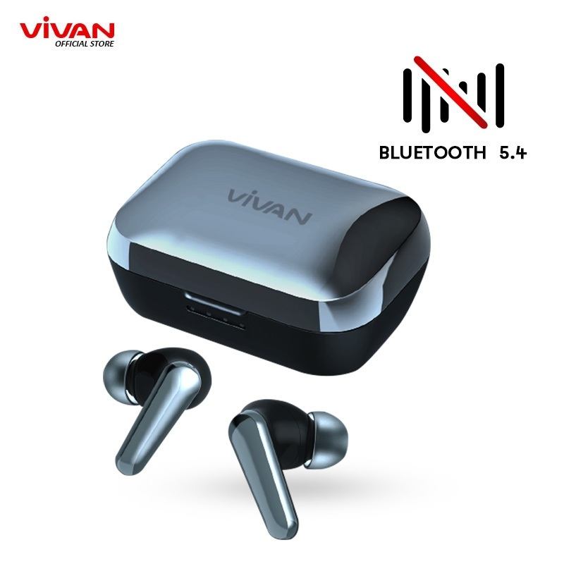 Jual VIVAN TWS Liberty T660NC Upgraded Hybrid Active Noice Cancelling ...