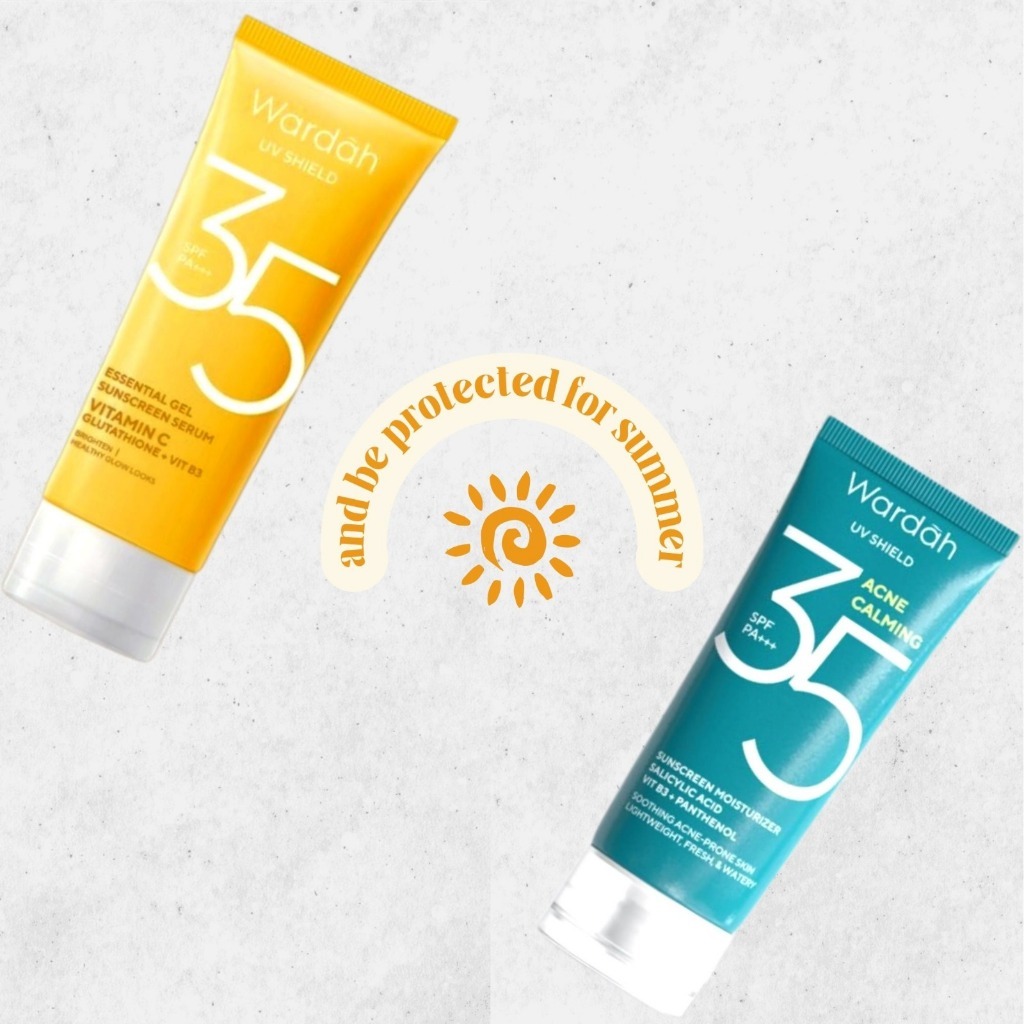 Jual WARDAH UV SHIELD SUNSCREEN SPF35 PA+++ Acne Calming 25ml SPF50 ...