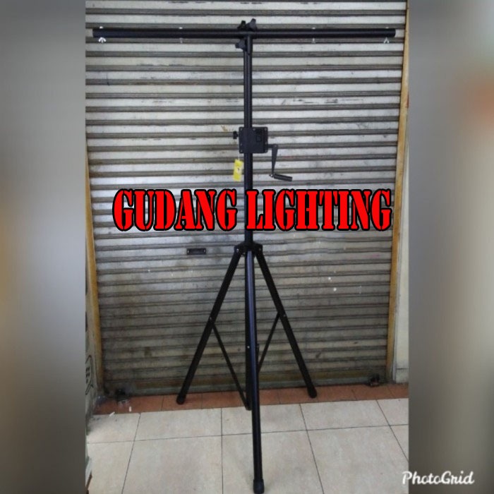 Jual Tripod stand parled lampu lighting bisa katrol | Shopee Indonesia