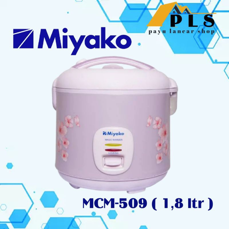 Jual MIYAKO magicom 1.8 ltr mcm 509, rice cooker miyako 509, magic com ...