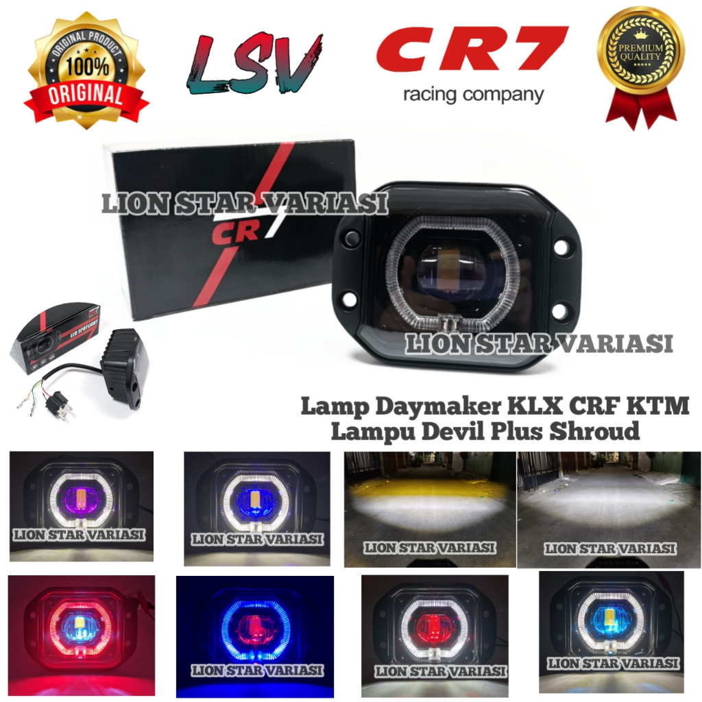 Jual Lampu LED Biled Reflektor Daymaker KLX CRF KTM WR155 Plus Devil ...