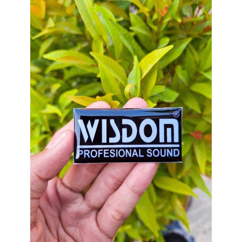 Jual LOGO | EMBLEM WISDOM PROFESIONAL SOUND TIMBUL 3D | Shopee Indonesia