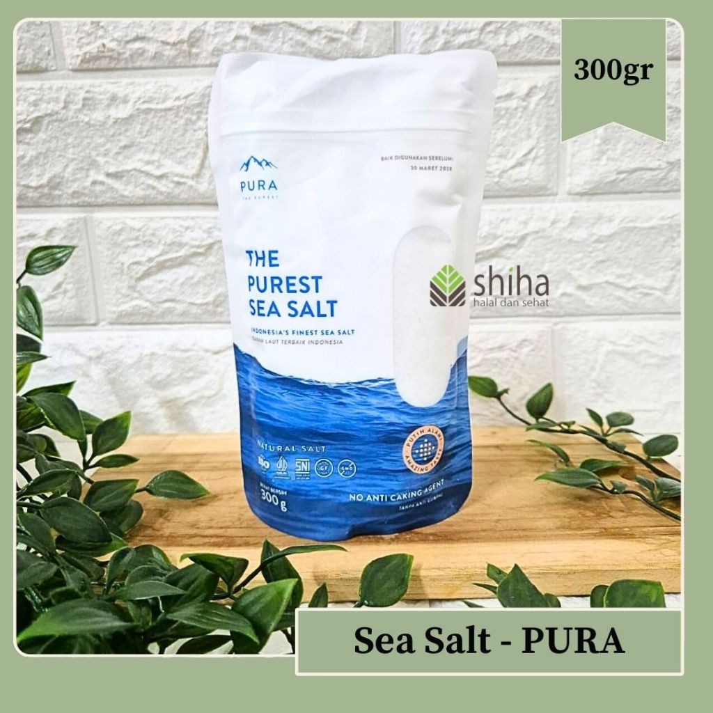 Jual Pura Purest Sea Salt 300gr - Garam Laut Halus / Kasar Organik ...