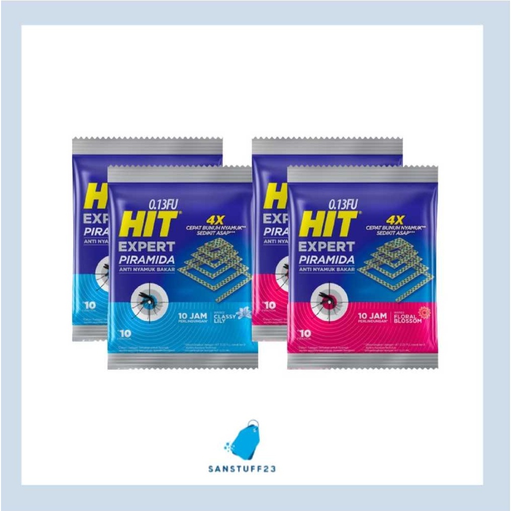 Jual Hit Piramida Expert 10'S Obat Nyamuk Bakar Piramida | Hit Magic ...