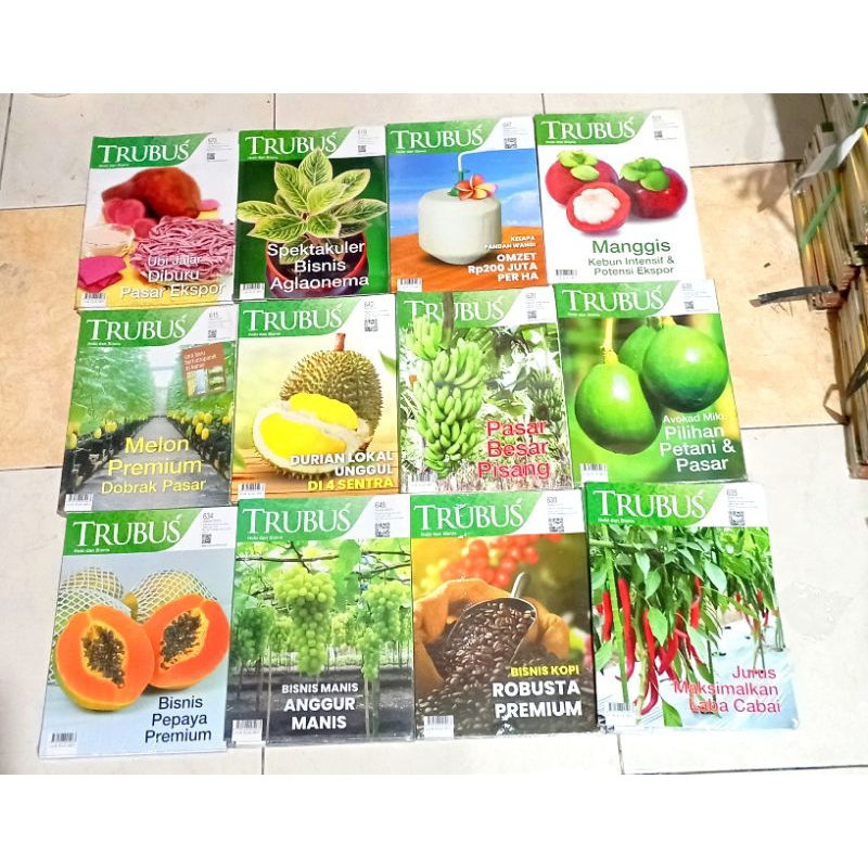 Jual ( ORIGINAL ) BUKU BUDIDAYA / MAJALAH TRUBUS / BUKU TRUBUS / CARA ...
