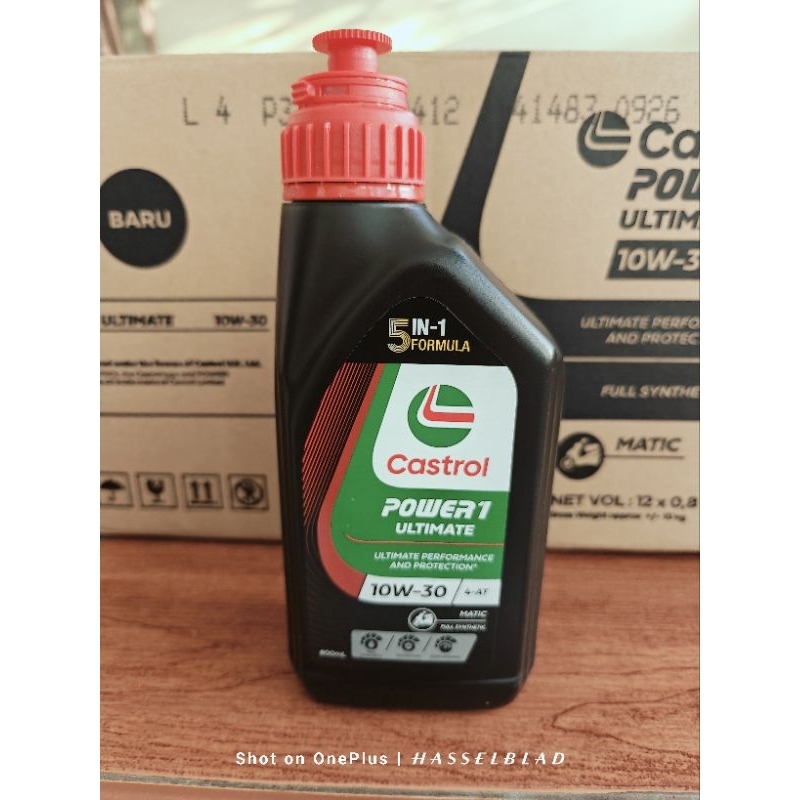 Jual Oli motor matic Original CASTROL Power 1 Ultimate Matic 10W-30 0 ...