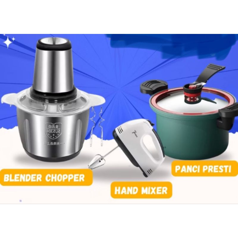 Jual ( COD ) Paket hemat isi 3 pcs presto Cooper blender dan mixer ...