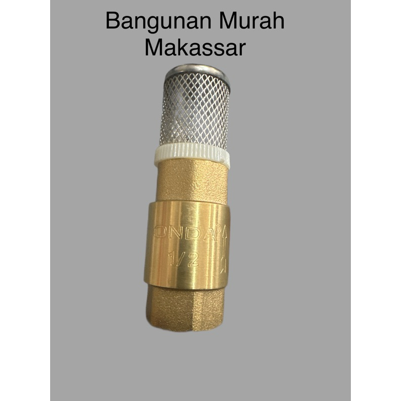 Jual VALVE FOOT + STRAINER ONDA / KLEP AIR KUNINGAN/Foot Klep Kuningan ...