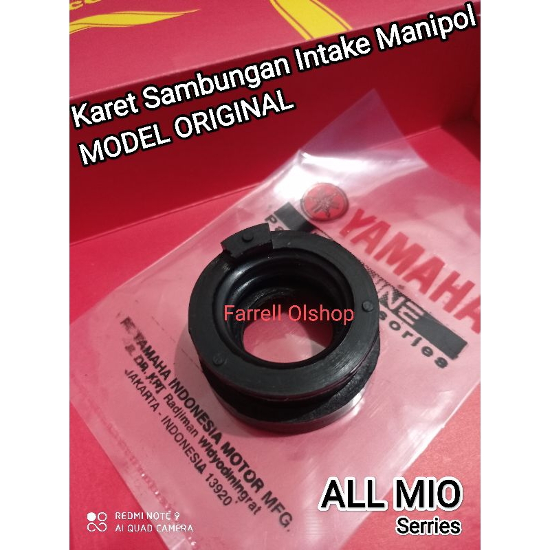 Jual Karet Sambungan Intake Manipol Manipul Manifold Model Original YAMAHA Mio Lama/ Mio Karbu ...