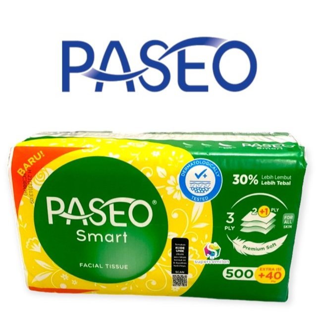 Jual PASEO Smart Tissue | Tisu Wajah 500 + 40 ply | Shopee Indonesia