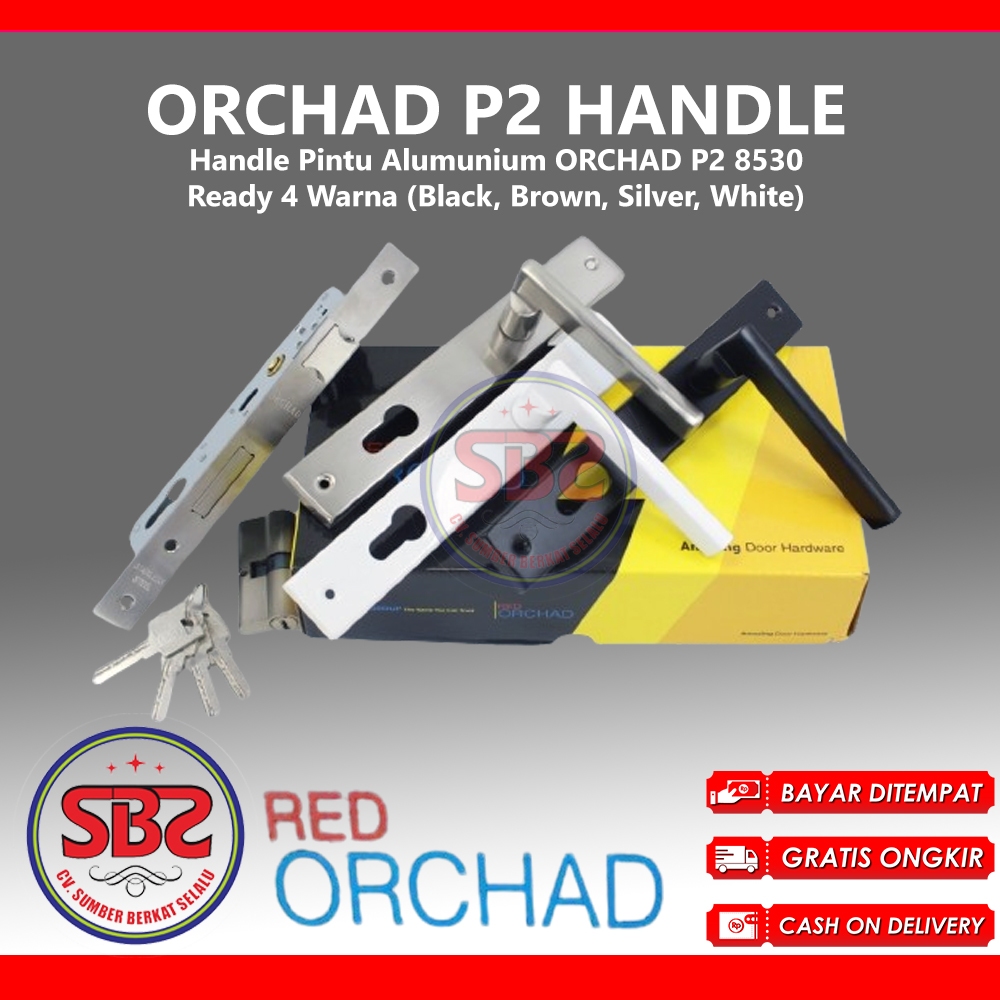 Jual ORCHAD Kunci Pintu Almunium Orchad P2 - 8530 / Kunci Orchad P2 ...