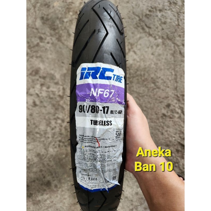 Jual Ban IRC 90/80-17 NF67 Tubeless Ban Depan Vixion | Shopee Indonesia