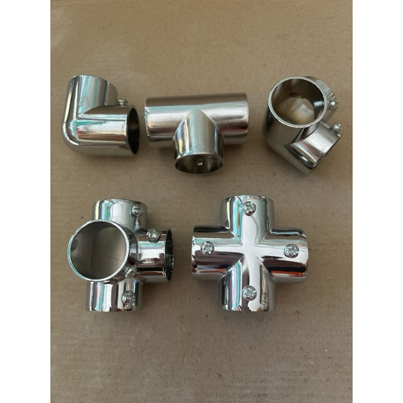 Jual Bracket Pipa Join Pipa Sambungan Pipa Stainless 1 inch | Shopee ...