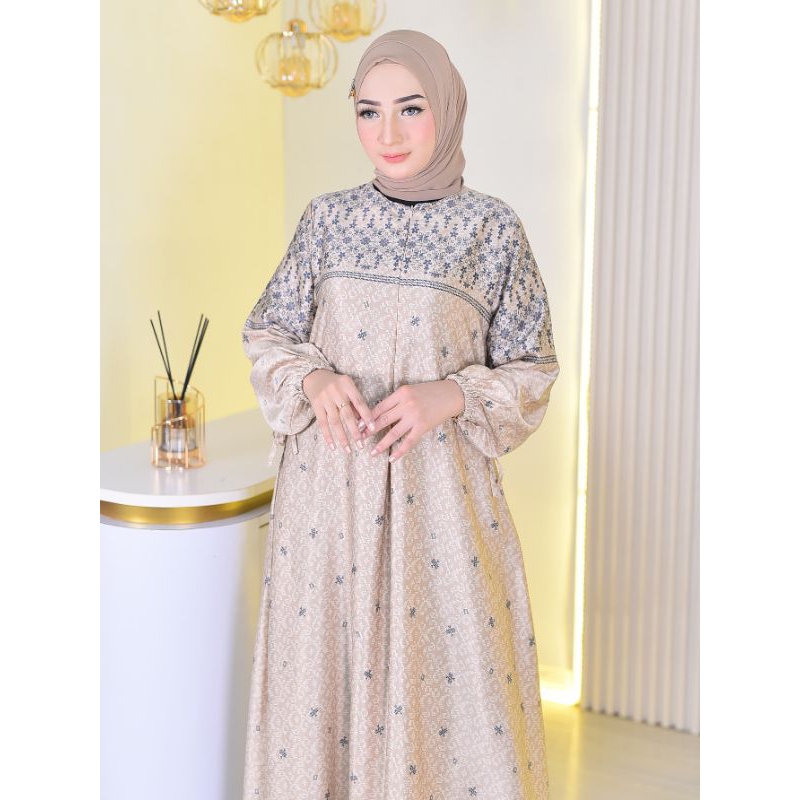 Jual Gamis Modern Silk Premium // Gamis Kekinian // Gamis import ...