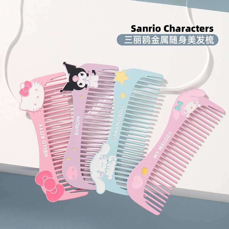 Jual Sisir Sanrio Tipis Metal Original License Hello Kitty, Kuromi ...