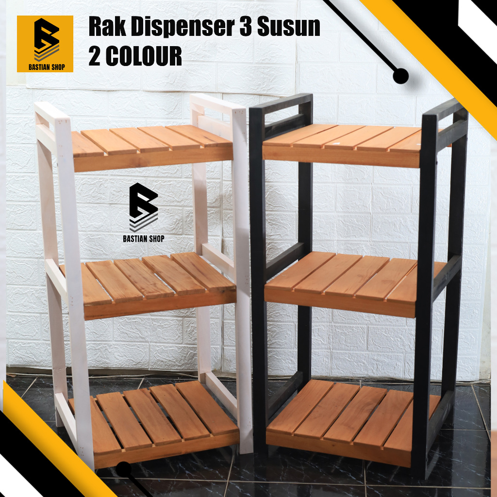 Jual RAK Dispenser 3 susun rak magickom 3 susun 2 warna | Shopee Indonesia