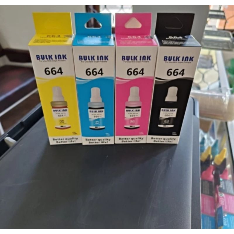 Jual Tinta bulk ink 664 original tinta printer epson l110 l210 l220 ...