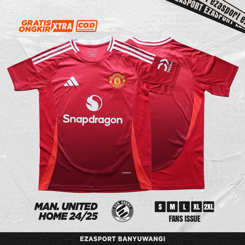 Jual JERSEY MU H0ME 2024 FANS VERSION | Shopee Indonesia