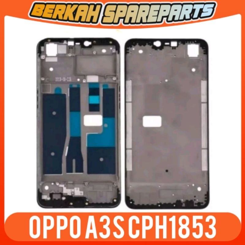 Jual FRAME BEZZEL TULANG TATAKAN LCD OPPO A3S CPH1853 ORIGINAL | Shopee ...