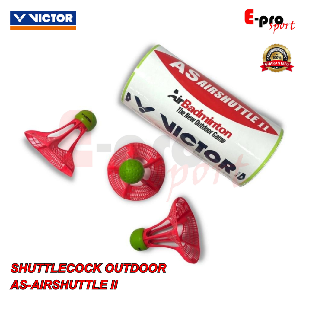 Jual Shuttlecock Badminton Victor AS-AIRSHUTTLE II Air Shuttle 2 Nylon ...