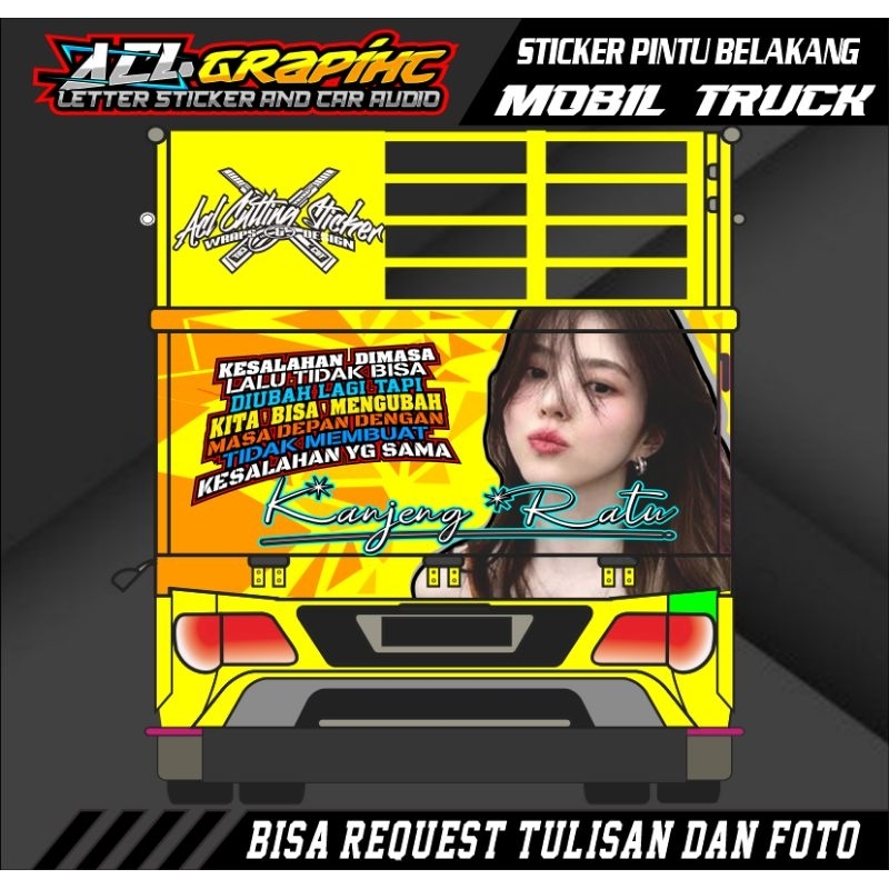 Jual Sticker pintu bak mobil Truk berkualitas [GAMBAR DAN FOTO BISA ...