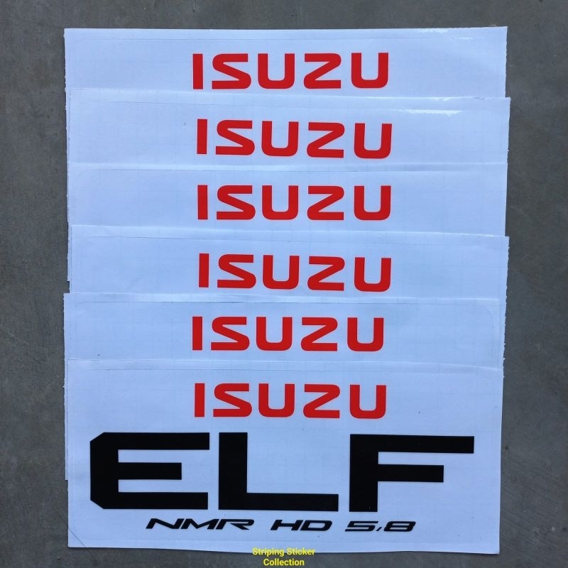 Jual Sticker Stiker ISUZU ELF NMR NLR DUTRO | Shopee Indonesia
