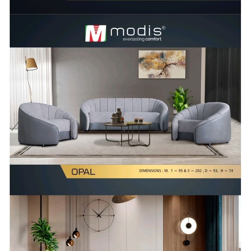 Jual SOFA MODIS LENGKAP GARANSI RESMI ORIGINAL TYPE 3+1+1 dudukan OPAL ...