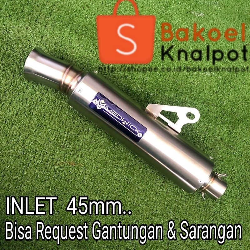 Jual Medwick Silencer Samlong Corong Drag Medwick inlet 45mm / Slencer ...