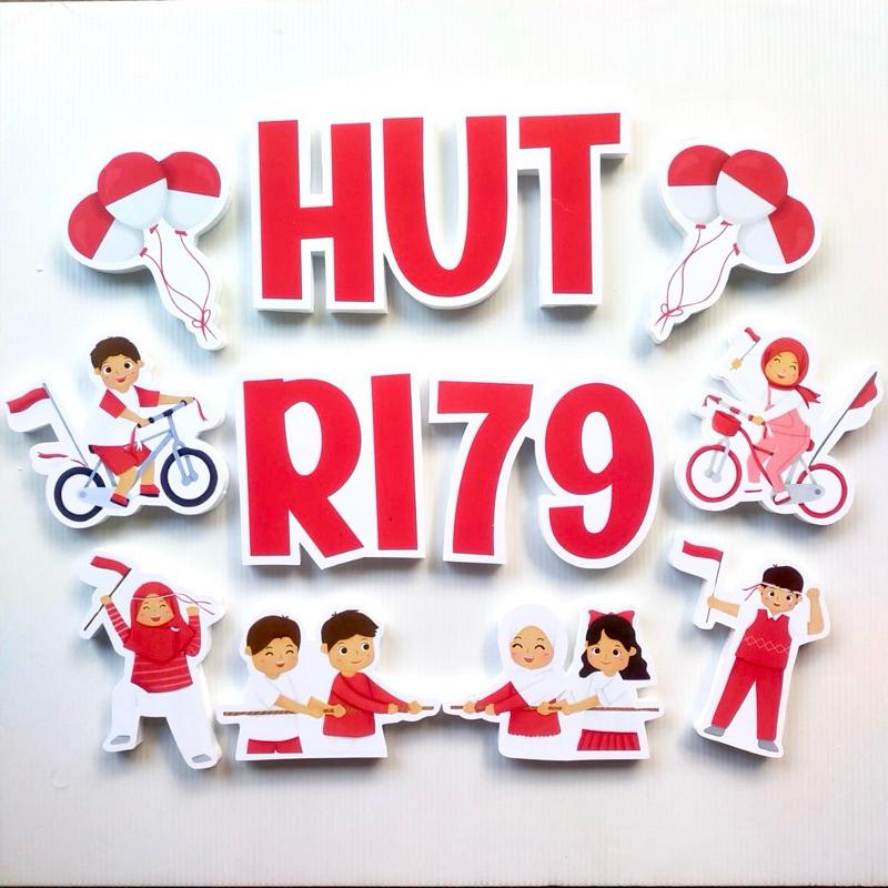 Jual BOARD TULISAN DEKORASI AGUSTUSAN HIASAN HUT RI 17 AGUSTUS 45 ...