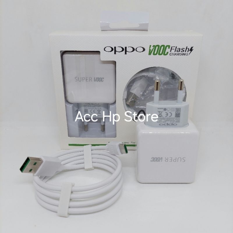 Jual Charger Oppo Type C Fast Charging Original 100% Super VOOC 4A Oppo A5 2020 A9 2020 Oppo R17 ...