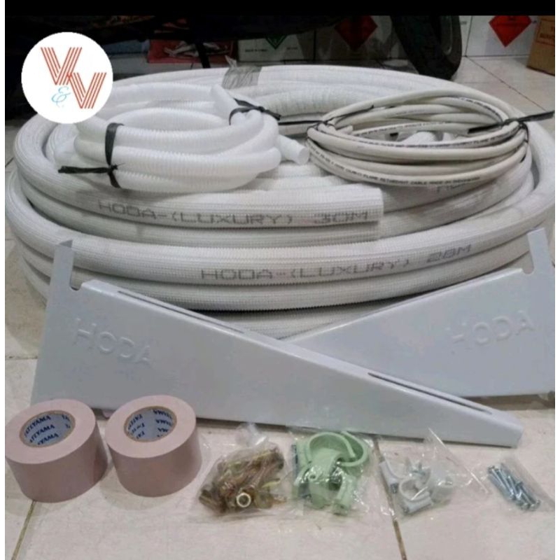 Jual paket pipa hoda luxury 3,4,5,6,7,8,9,10 meter tebel 0,8 mm uk.1/4 ...
