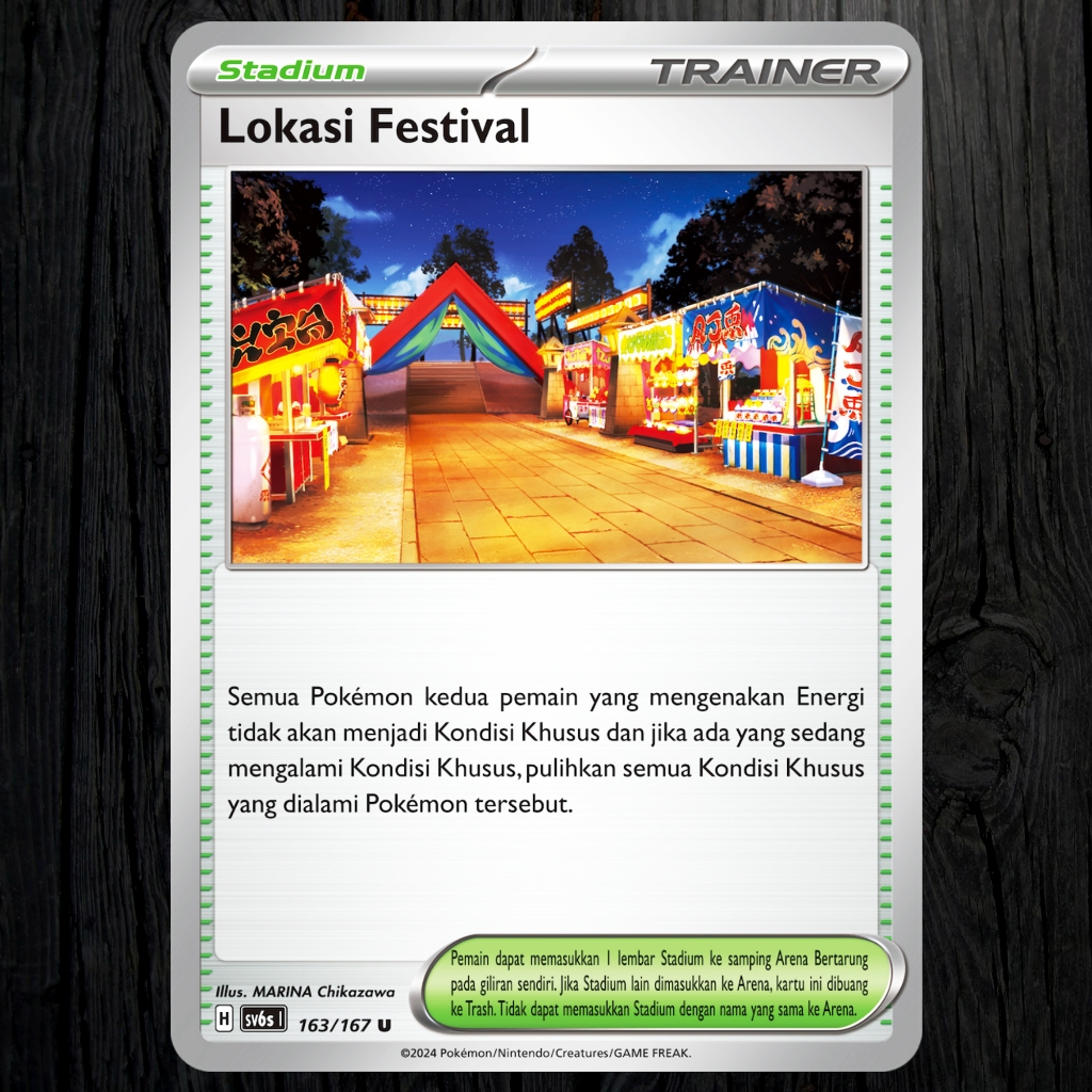 Jual Lokasi Festival regH sv6s Topeng Transfigurasi - Kartu Pokemon STADIUM ( TRAINER ) TCG ...