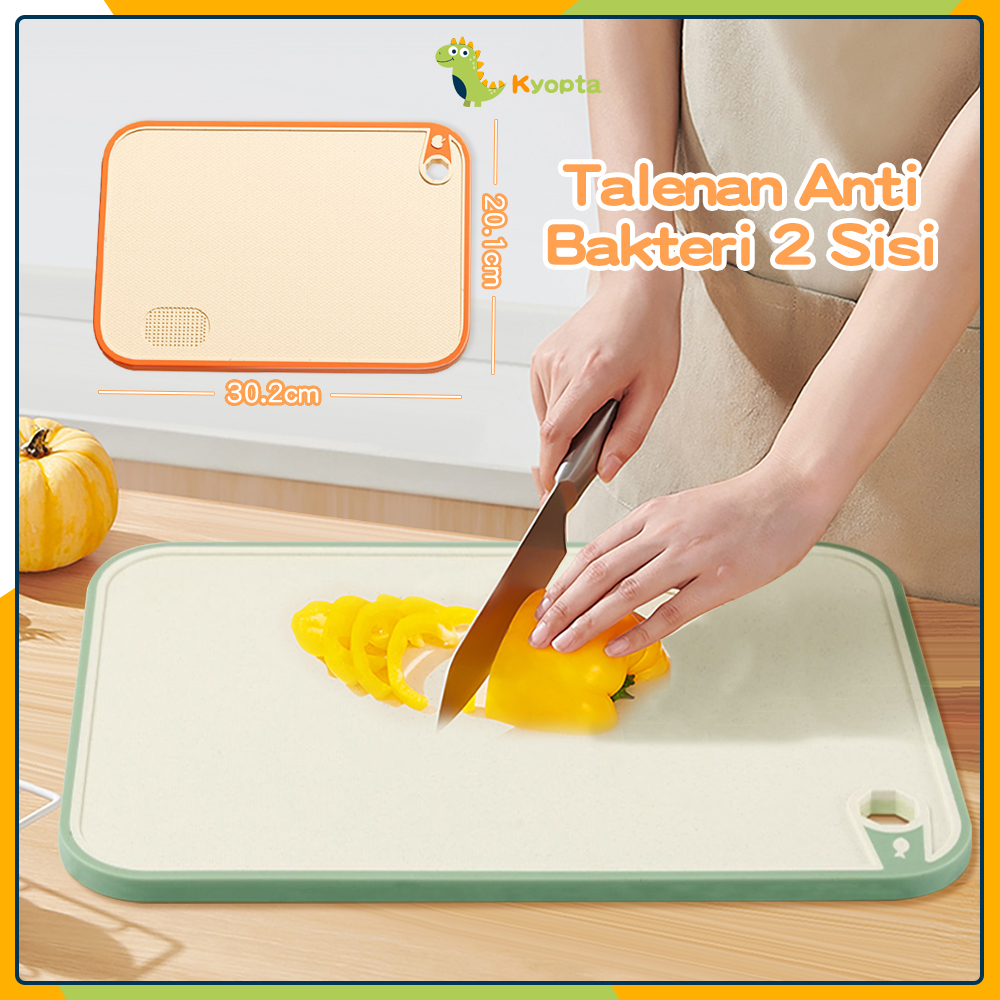 Jual Kyopta Talenan 2 sisi Talenan daging Talenan anti bakteri dan ...