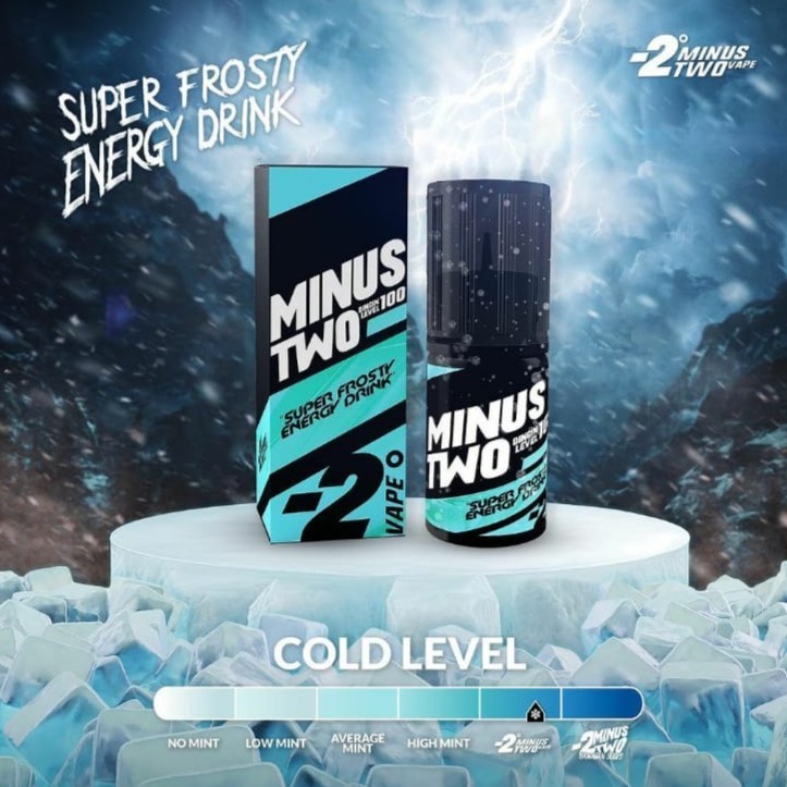 Jual LIQUID MINUS TWO 30ML SUPER FROSTY ENERGY DRINK | Shopee Indonesia