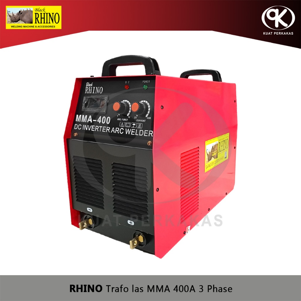 Jual Trafo Las RHINO MMA 400A Mesin Travo Arc Welding 3 Phase | Shopee ...