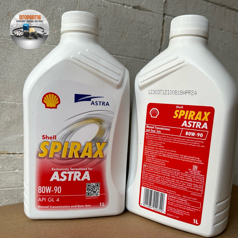 Jual Shell Spirax Astra Oli Transmisi manual dan Gardan 80W-90 API GL 4 ...