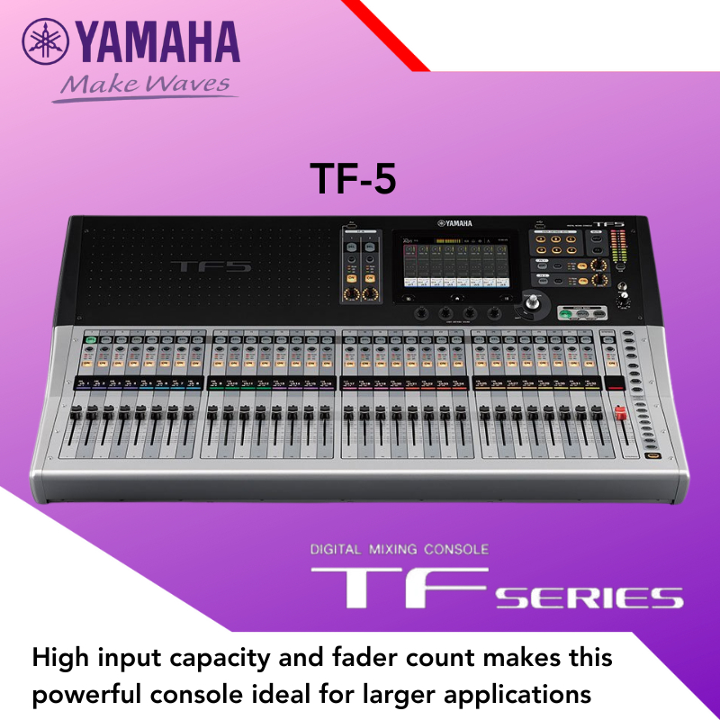 Jual Mixer Audio Yamaha TF5 TF-5 TF 5 Digital Mixing Console | Shopee ...