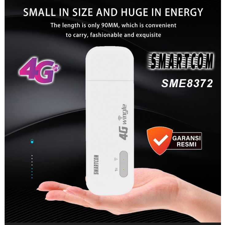 Jual SMARTCOM ~ Modem USB SMARTCOM E8372 4G LTE Unlock All Operator | Shopee Indonesia