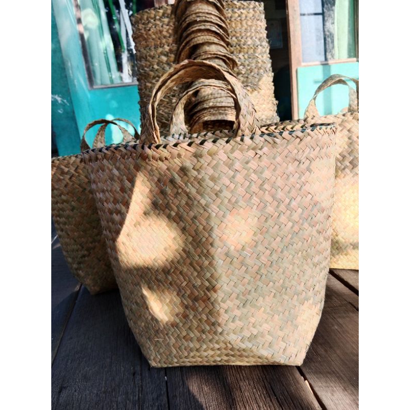 Jual TAS PURUN ANYAMAN BAKUL PURUN UK. XL | Shopee Indonesia