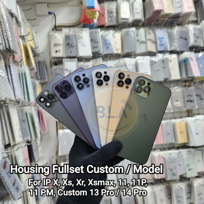 Jual Kompetible For Custom Housing Kesing IPh X Xs Xr Xsmax 11 Pro Max Model 14 Pro | Shopee ...
