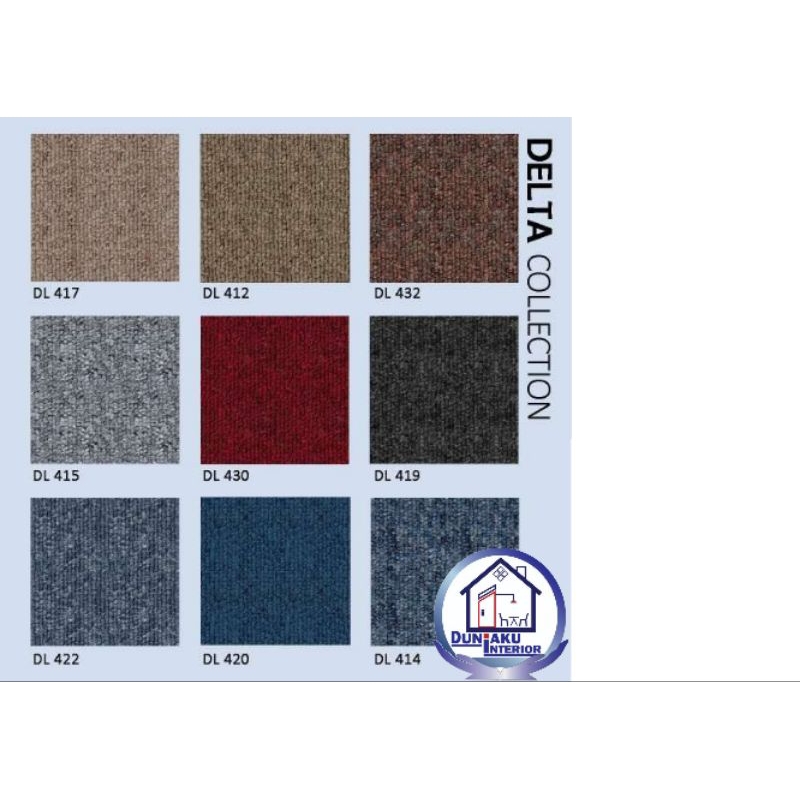 Jual karpet lantai delta tile kantor murah /box | Shopee Indonesia