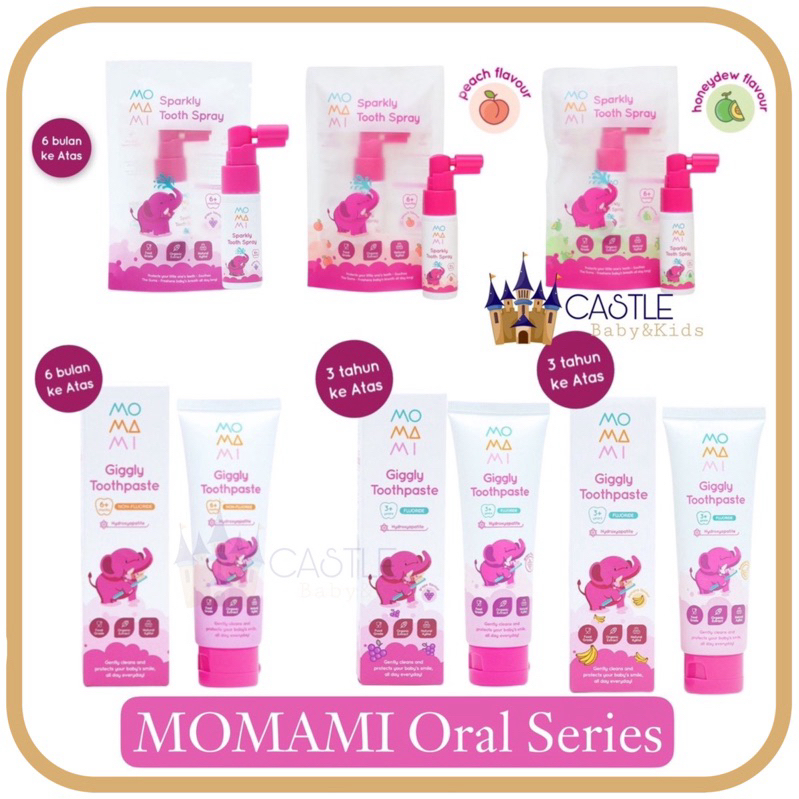 Jual Castle - Momami Giggly Toothpaste Non Fluoride 6m+ - Toothpaste ...